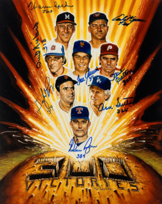 300 Wins Pitchers Ryan Seaver Spann Autographed 8x10 Signed HOF Reprint ...