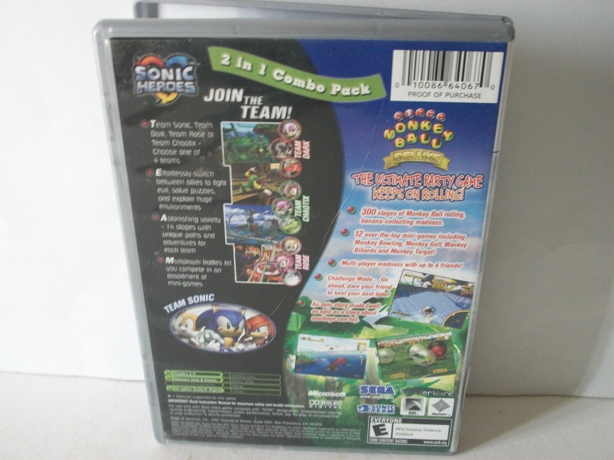 Sonic Heroes Xbox 360