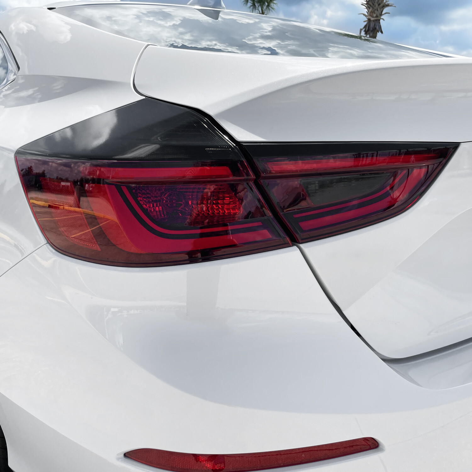 FOR 19-22 Honda Insight Tail Light Turn Signal & Reverse SMOKE Precut ...