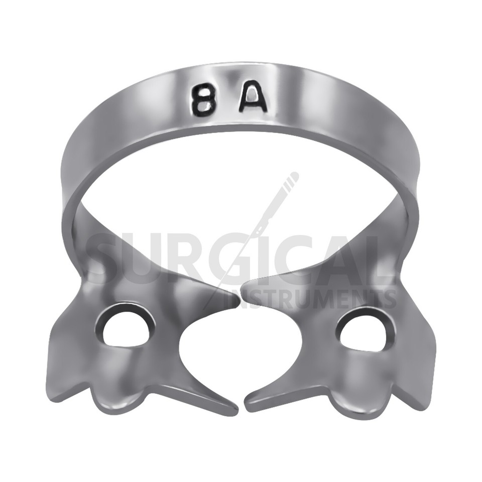 5 Pcs Endodontic Rubber Dam Clamps #8A Stainless Steel Dental German ...