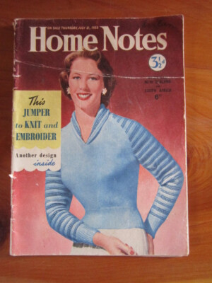 MAGAZINE HOME NOTES JULY 1955 GREAT ** MUST SEE **** | eBay UK