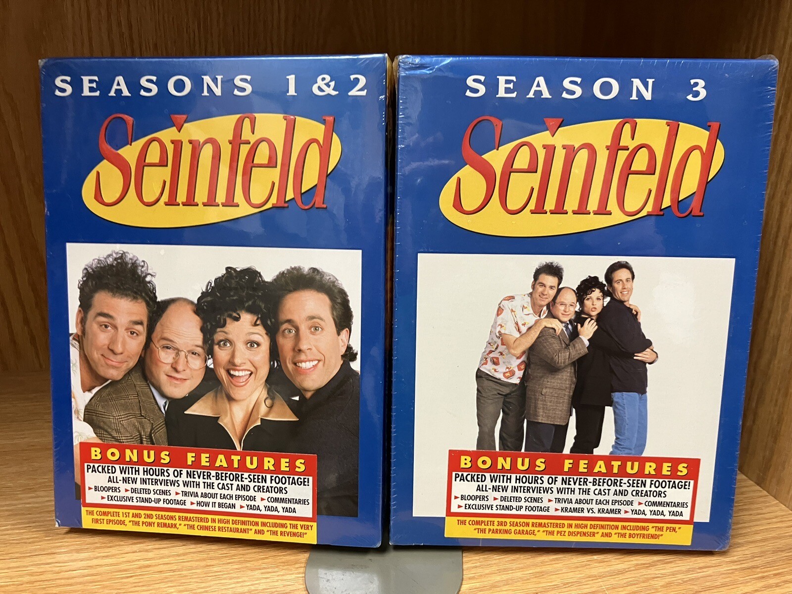 Seinfeld - Season 1-2 + 3 (DVD, 2004) (Lot of 2) - BOTH SETS * NEW ...
