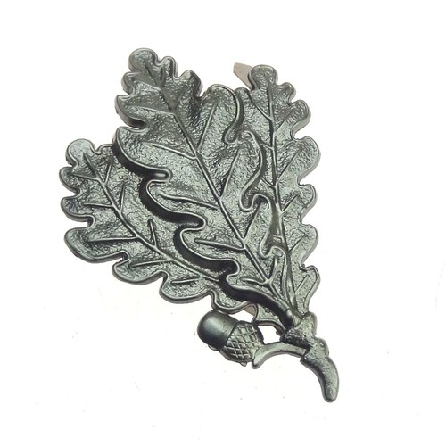 WWII German Army Sniper Oak Leaf Metal Cap Badge Insignia | eBay