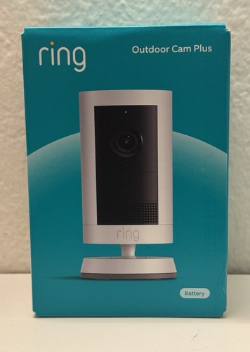 Ring Outdoor Camera Plus Battery 2K HD Smart Security Camera New | eBay