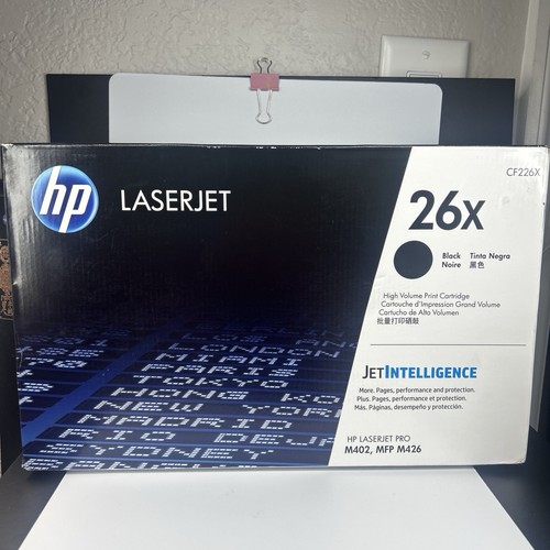 Genuine HP 26X CF226X High-Yield Black Toner Cartridge OEM Sealed MSRP ...