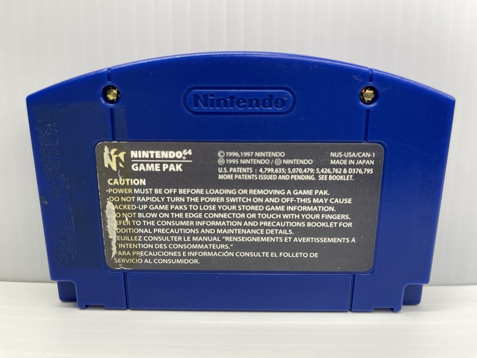 Hydro Thunder (Nintendo 64, 2000) N64 Blue Game Cartridge Cart ...