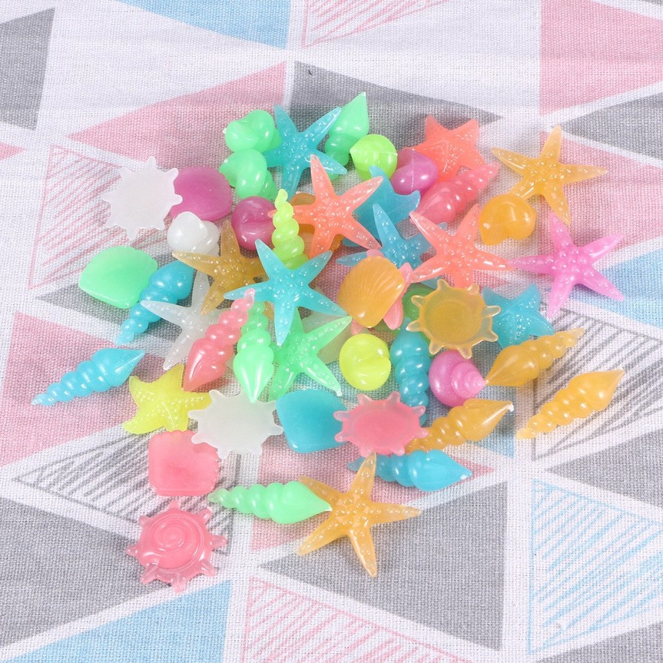 50pcs Shell Conch Mixed Color Conch Shell Crafts for Aquarium Fish Tank ...