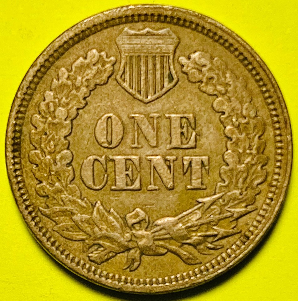 1862 (XF-Extra Fine) INDIAN HEAD CENT COPPER PENNY 1c COIN (Civil War ...