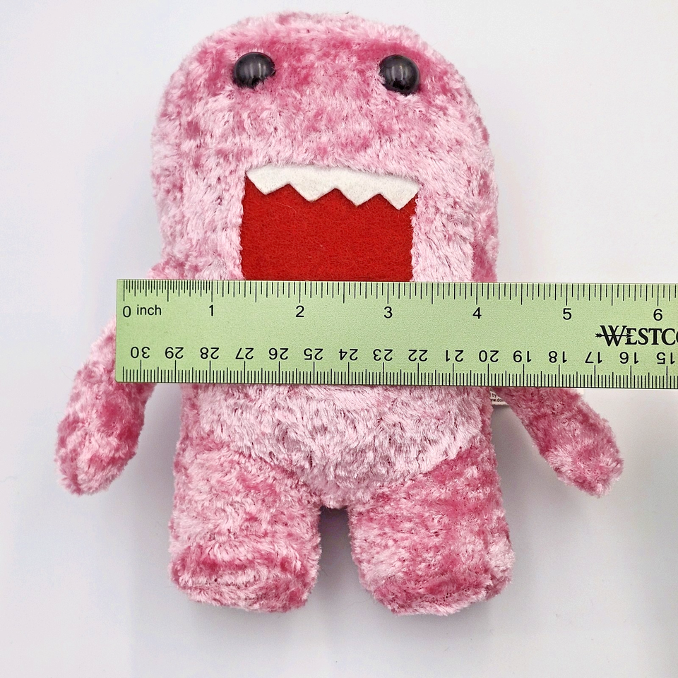 Domo Pink Monster 7" Plush Stuffed Animal Toy NHK-TYO 1998-2011 ...