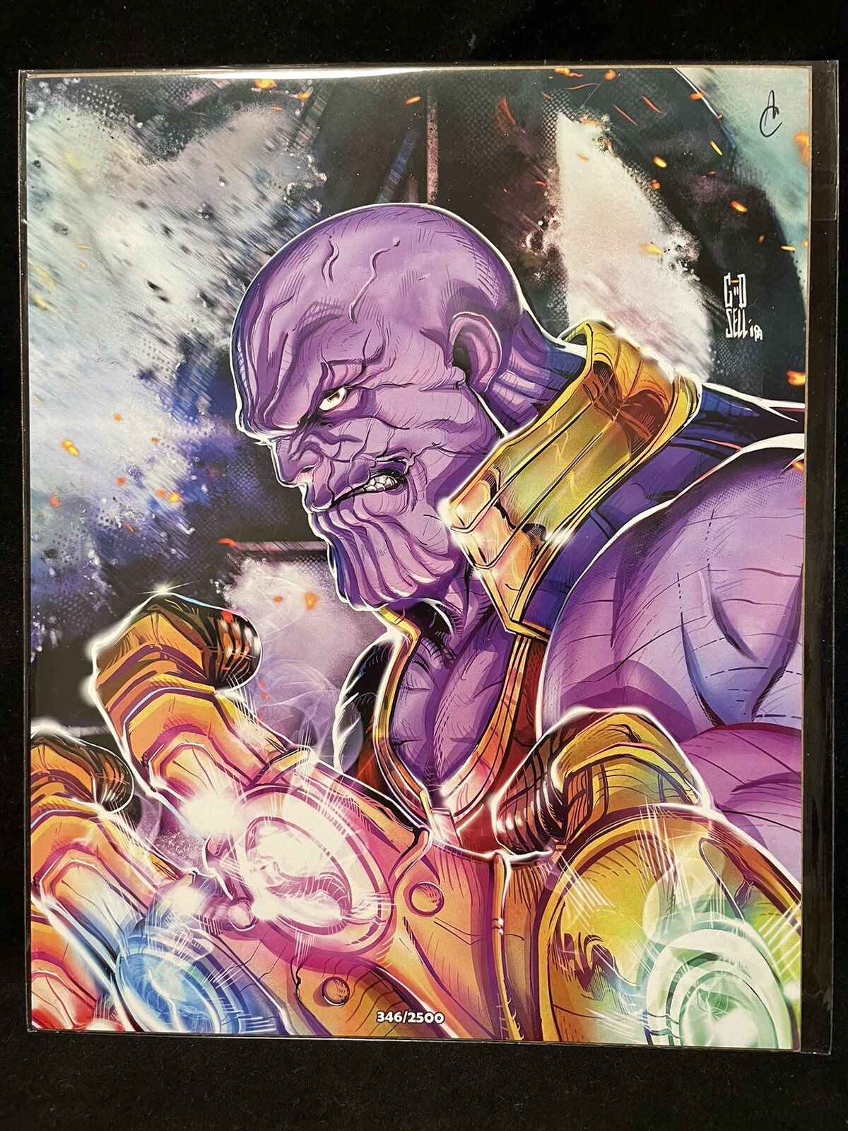 BAM BOX Exclusive THANOS END GAME Art Print by Anthony Goodsell 8x10 ...