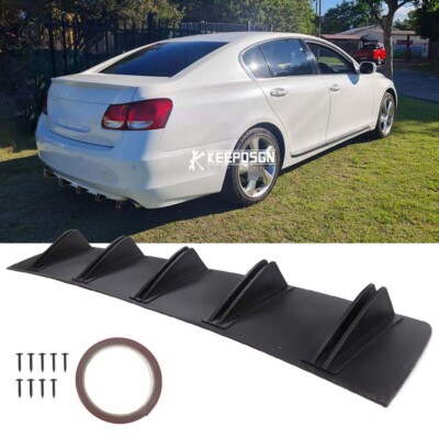 Rear Bumper Diffuser Fin Spoiler Lip Splitter For Lexus GS300 GS350 ...
