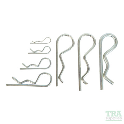 R Clips Securing Clevis Pins Galvanised Retaining Split Cotter Single ...