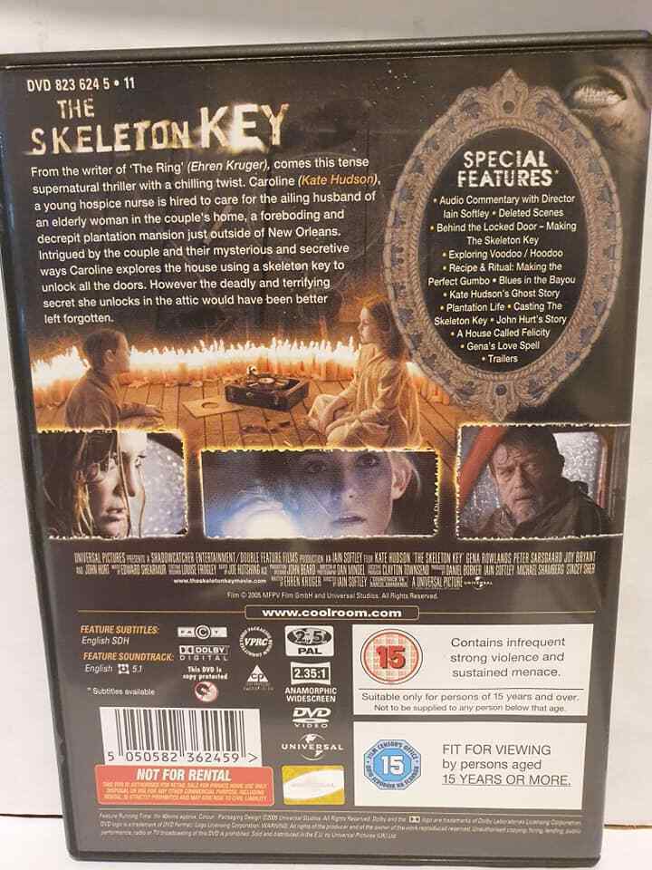 THE SKELETON KEY DVD KATE HUDSON UK REGION 2... | eBay
