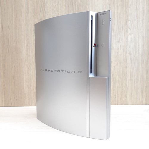PLAYSTATION 3 satin silver PS3 SONY from Japan game Console only tested ...