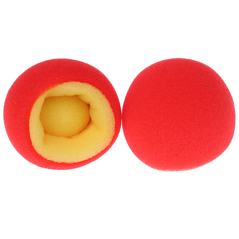 2Pcs/ Set Color Change Soft Sponge Ball Magic Tricks Close Up Stage Ma ...