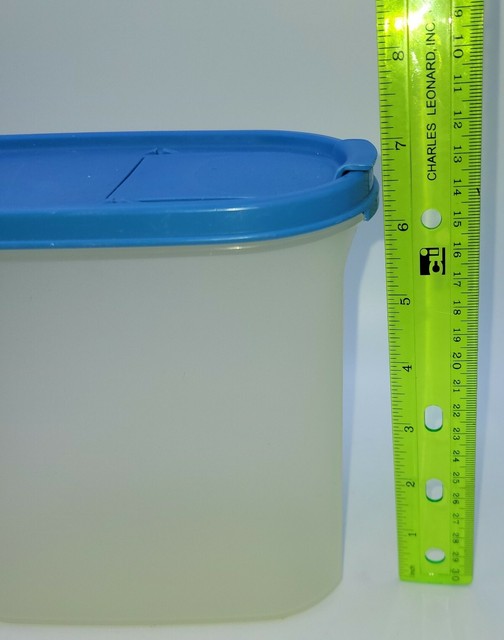 Tupperware 7 1/4 Cup Modular Mate Oval #3 1613-21 w Blue Pour-All Seal ...
