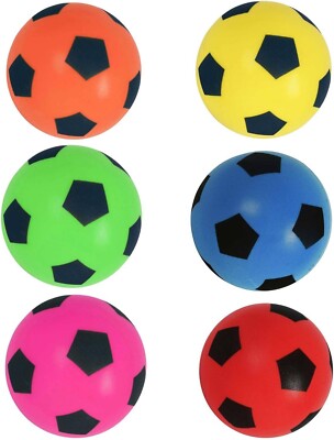 Football Soccer Sponge Foam Indoor/Outdoor Soft Ball for kids - 20cm ...