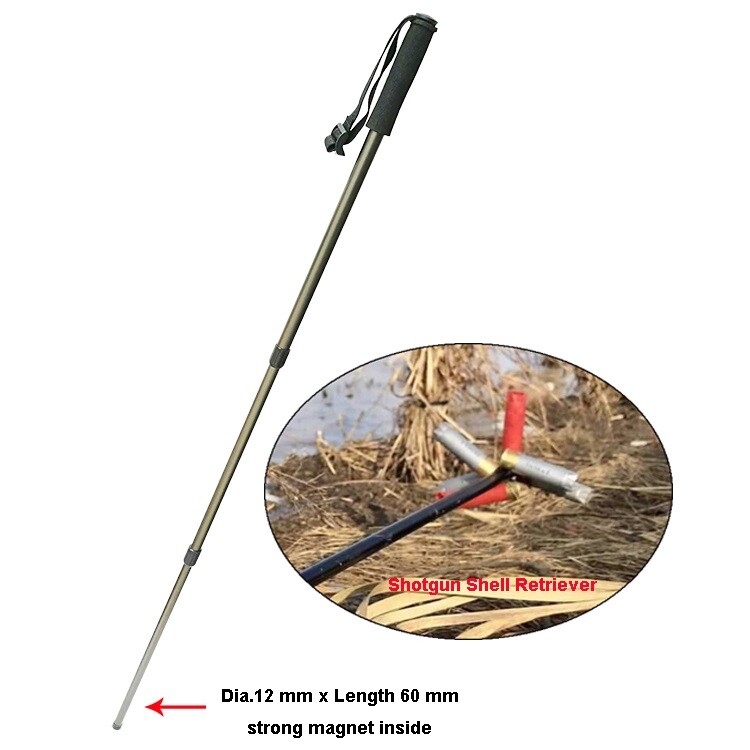 MAGNETIC CARTRIDGE STICK COLLECTOR SHOOTING SHELL PICK UP STICK ...