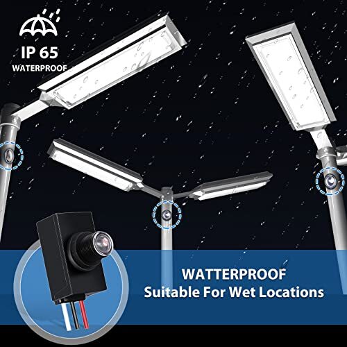 6 Pack Dusk to Dawn Sensor 100-277V Photocell Light Control for Outdoor ...