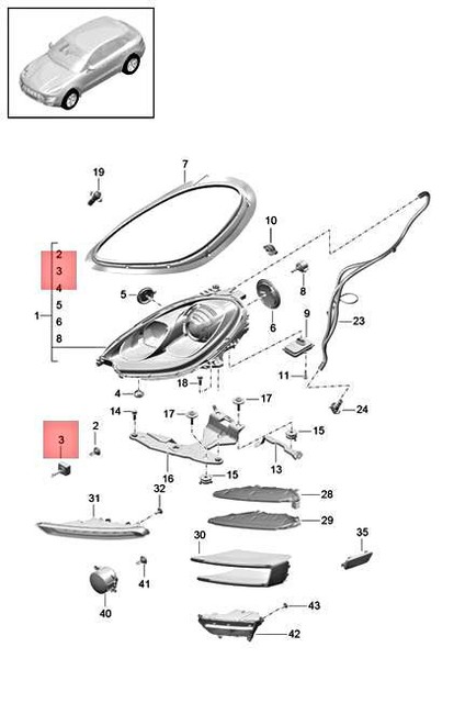 Porsche N10733301 Genuine OEM Headlamp Bulb for sale online | eBay