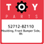52712-BZ110 Toyota Moulding, front bumper side, rh 52712BZ110, New ...