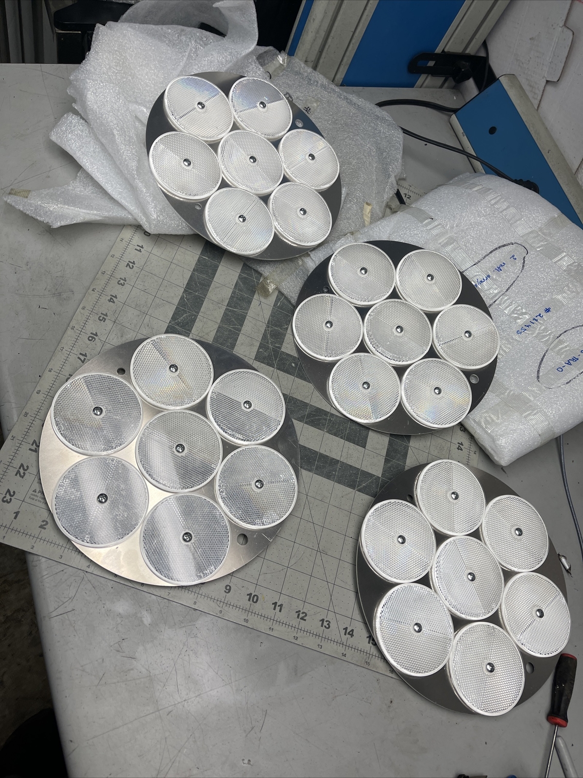 lot of 4 10" Reflector Sign bolt on (hh517 | eBay