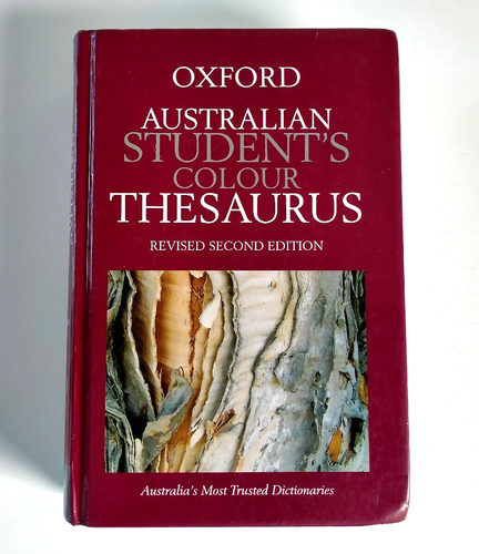 Oxford The Australian Students Colour Thesaurus Revised Second Edition ...