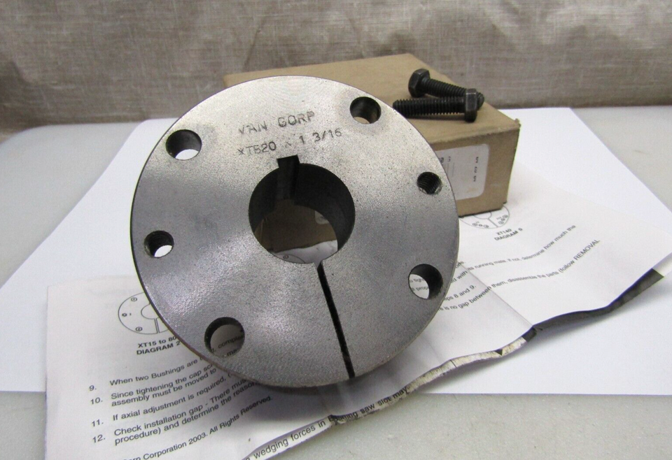 VAN Gorp XTB20 X 1-3/16 XT Conveyer Bushing 1-3/16" Keyed Bore 3.75 ...