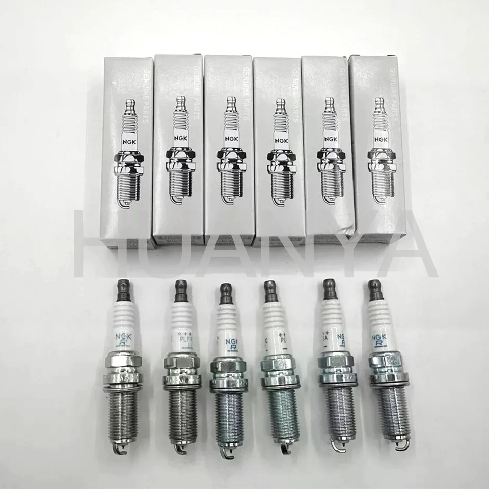 6 PCS NGK Laser Iridium Spark Plugs PLFR5A11 22401-5M015 FOR VQ35 VQ40 ...