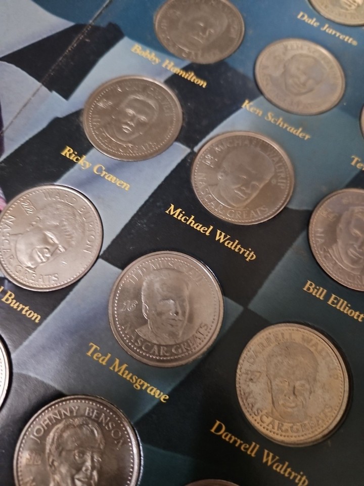 Exclusive NASCAR Limited Edition Coin Collection Album - 25 Legendary ...