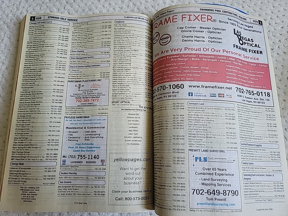 NEW The Real Yellow Pages LAS VEGAS NEVADA Phone book September 2024 | eBay