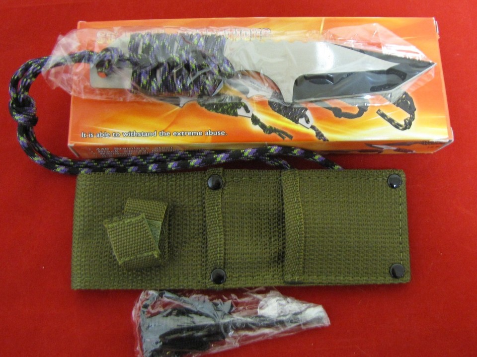 Survival Operations Knife H1010-20CH Throwing/Survival Black Ops Knife ...