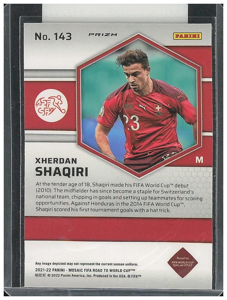 2021 Panini Mosaic FIFA Xherdan Shaqiri FIFA Base Mosaic #143 | eBay
