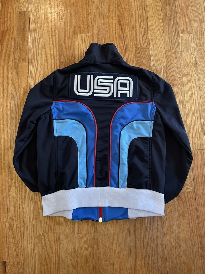 Vintage ROOTS Team USA 2006 Torino Winter Olympic Zip Track Jacket ...