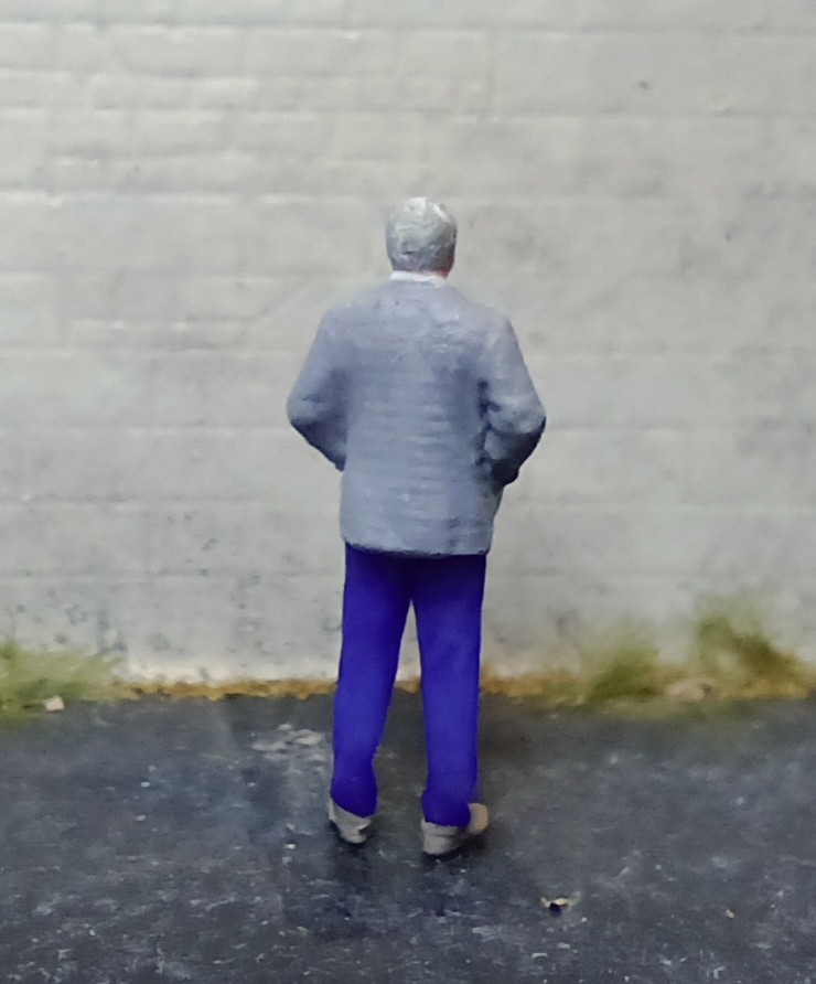 Hand painted OO gauge, 1:76 scale figure. Bearded older man | eBay UK