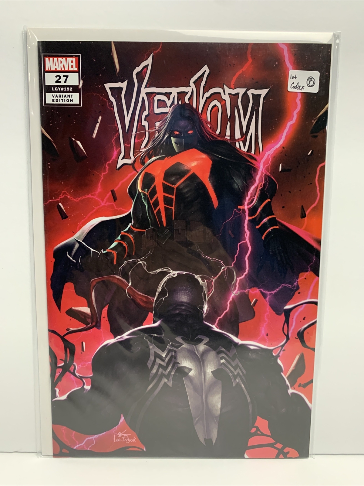 Venom #27 1st Appearance CODEX - Inhyuk Lee Variant - 2018 Marvel Comic ...