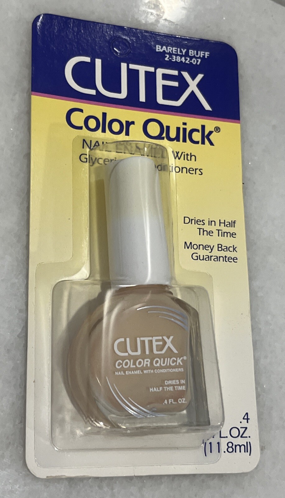 Cutex Color Quick Nail Enamel Polish Barely Buff 07 0.4 oz | eBay