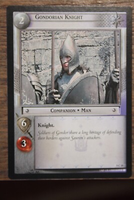 LOTR Lord of the Rings "Gondorian Knight" 5C35 | eBay
