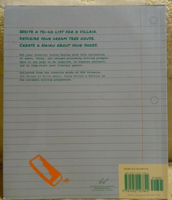 642 Things To Ser.: 642 Things to Write about: Young Writer's Edition ...