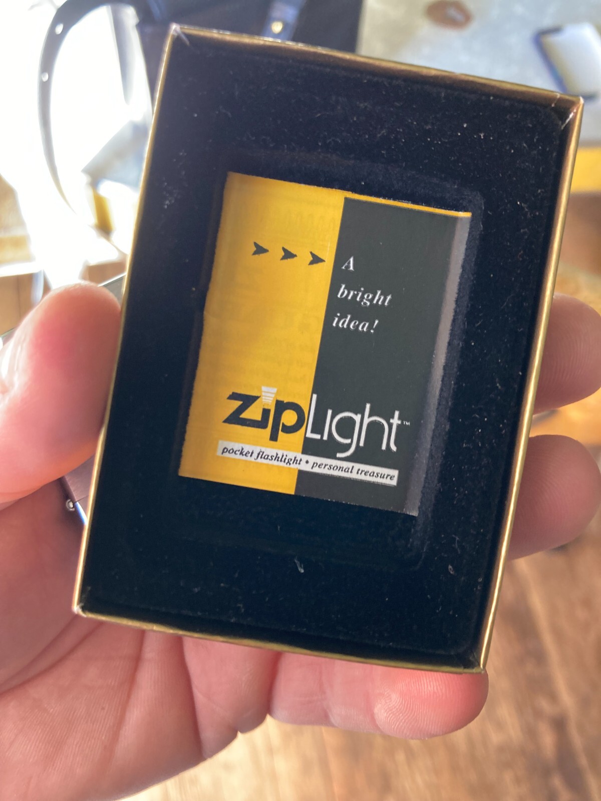 Vintage Zippo Lighter Company ZipLight Flashlight - "Commodore Aviation ...