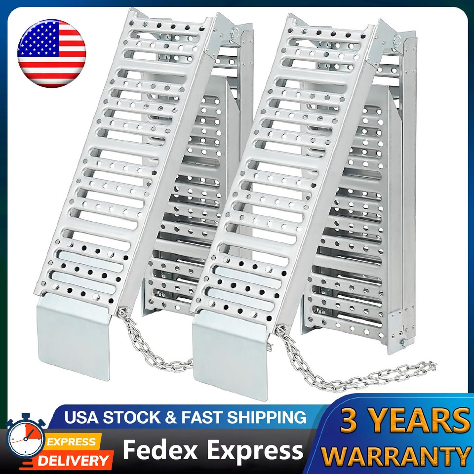 1000LBS Folding Loading Ramps ,72"x9" for ATV/UTV Motorcycles Lawn ...