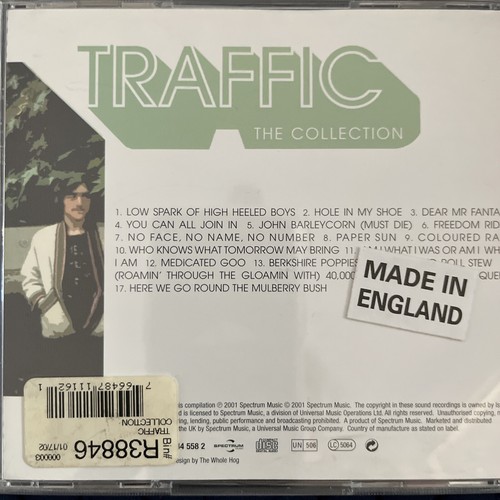 The Collection by Traffic (CD, Jun-2001, Spectrum Music (UK)) for sale ...