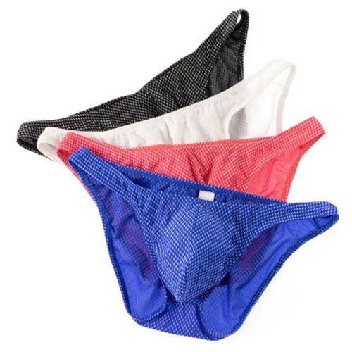 Comfy Fashion Men Underwear Mens Brief Nylon Panties Men Pouch Soft ...