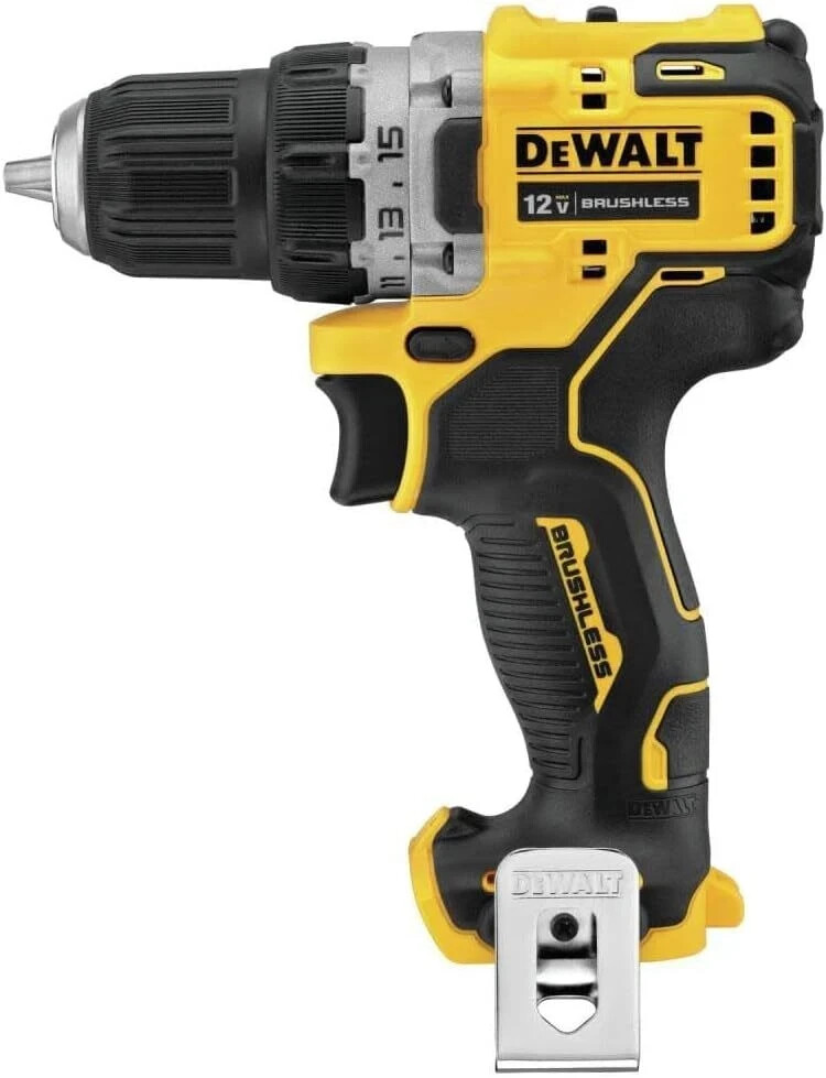 New DeWalt Xtreme DCD701B 12V Max 3/8” Brushless 2 Speed Drill Driver ...