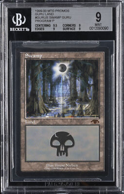 1999-00 MAGIC: THE GATHERING PROMOS GURU LAND, GURU PROGRAM P SWAMP BGS ...
