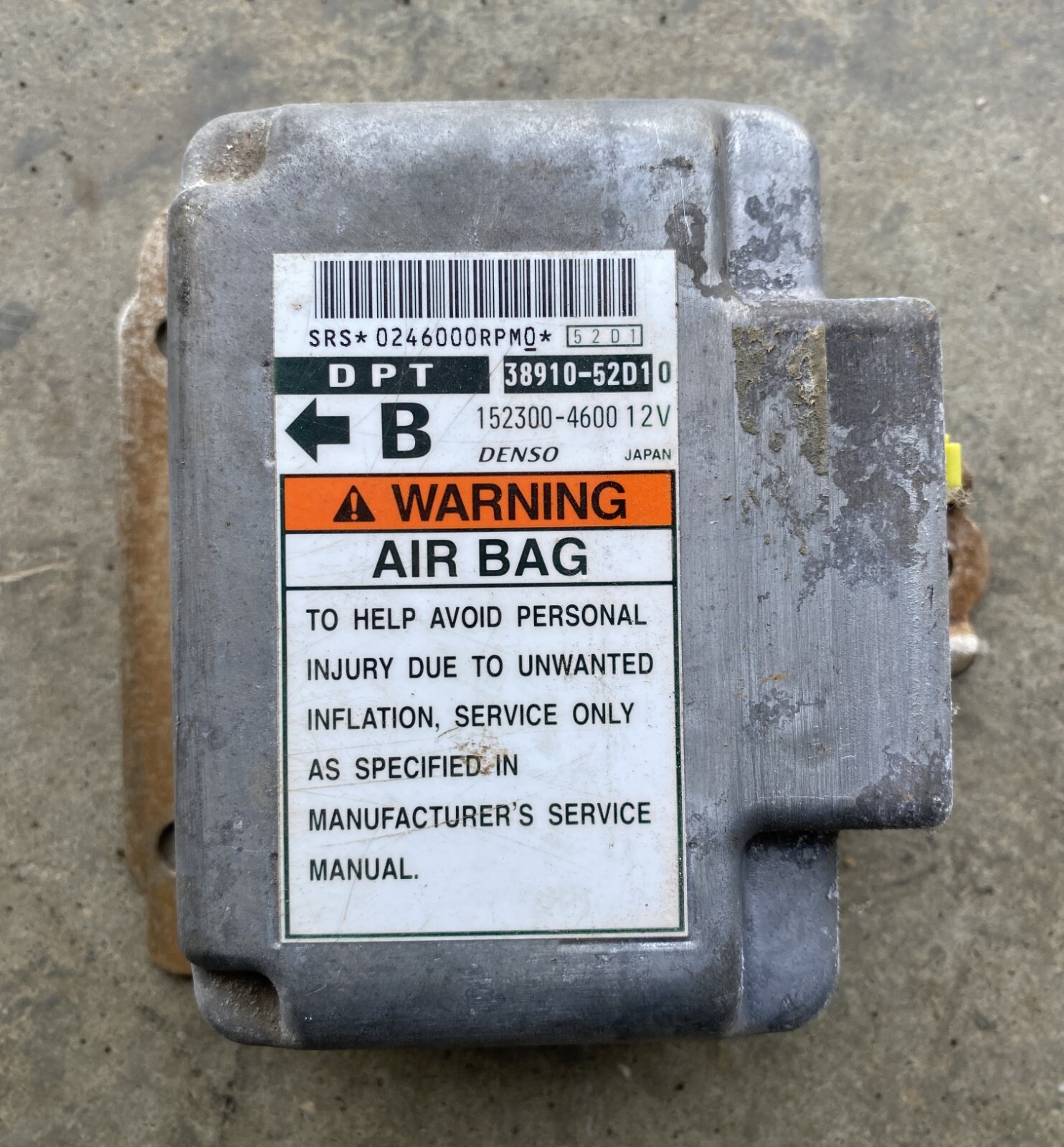 01 02 2001 SUZUKI XL7 GRAND VITARA CONTROL MODULE 38910-52D1 FAST SHIP ...