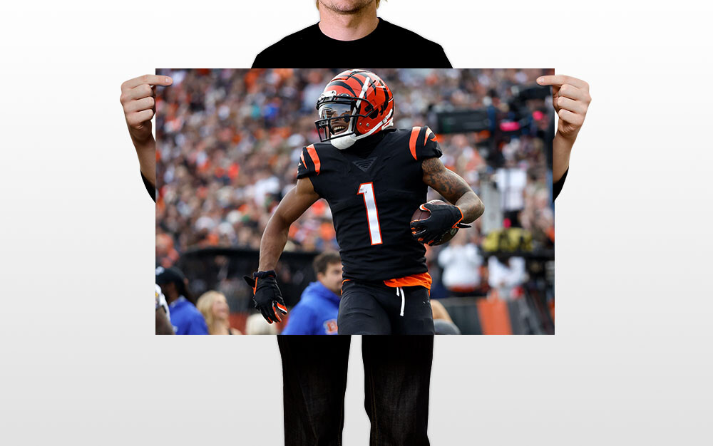 Ja'Marr Chase Cincinnati Bengals American Football Player Wall - POSTER ...