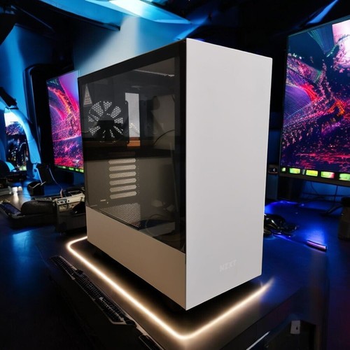 NZXT H510 Compact ATX Mid-Tower PC Gaming Case -Tempered Glass Side ...