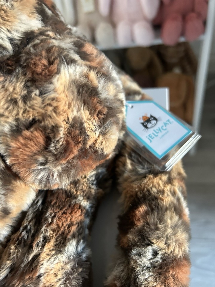 NEW Tagged Jellycat (Large) LIVI LEOPARD Extremely Soft Spotty Plush ...