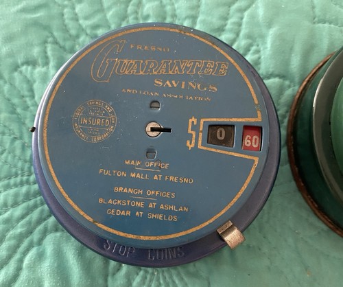 2 Vintage Add O Bank Coin Banks Mutual Benefit Omaha & Guarantee ...